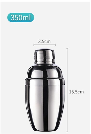 Transparent Stainless Steel Shaker Bottle 3 En 1 B... – Grandado