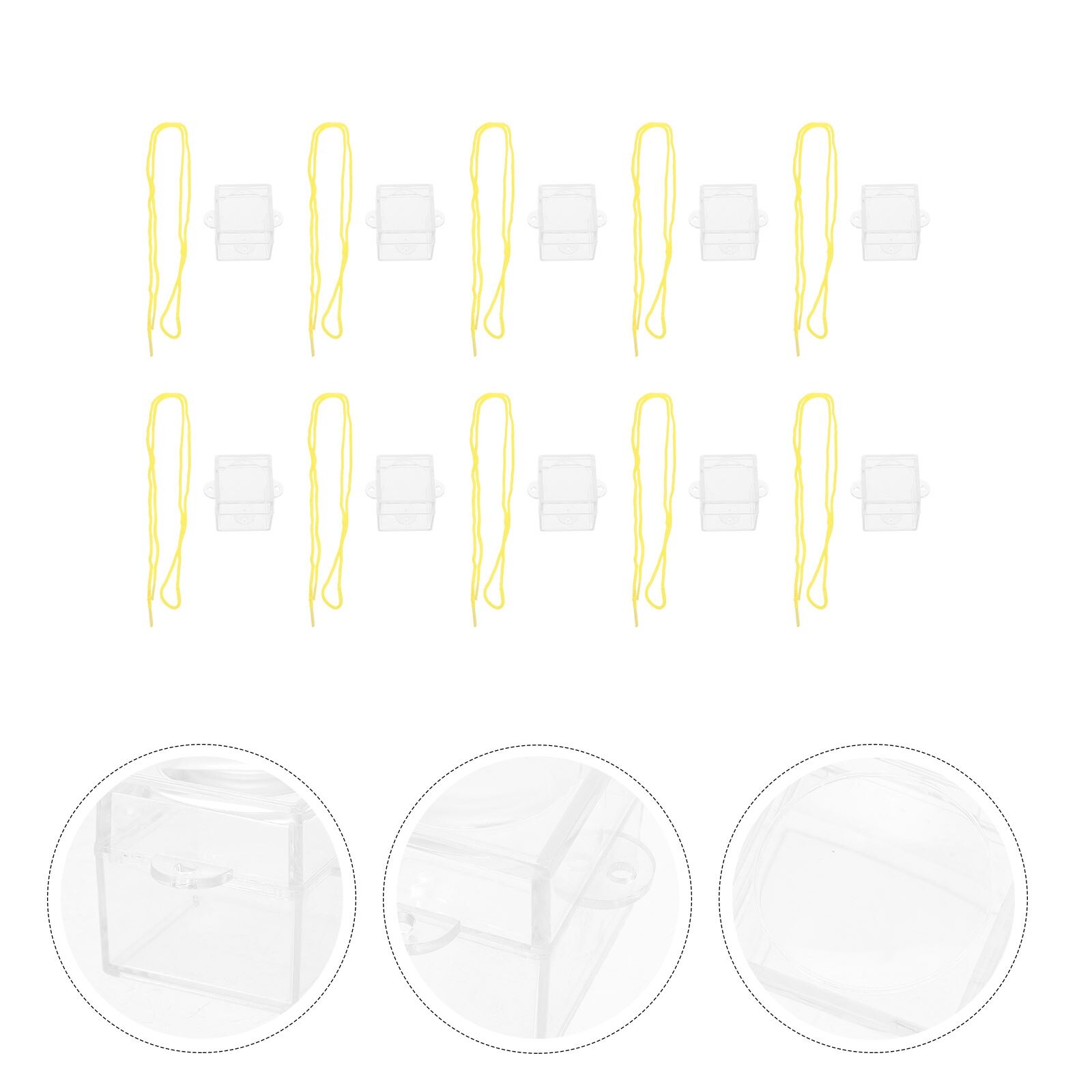 10Pcs Household Magnifying Jars Transparent Insect... – Vicedeal