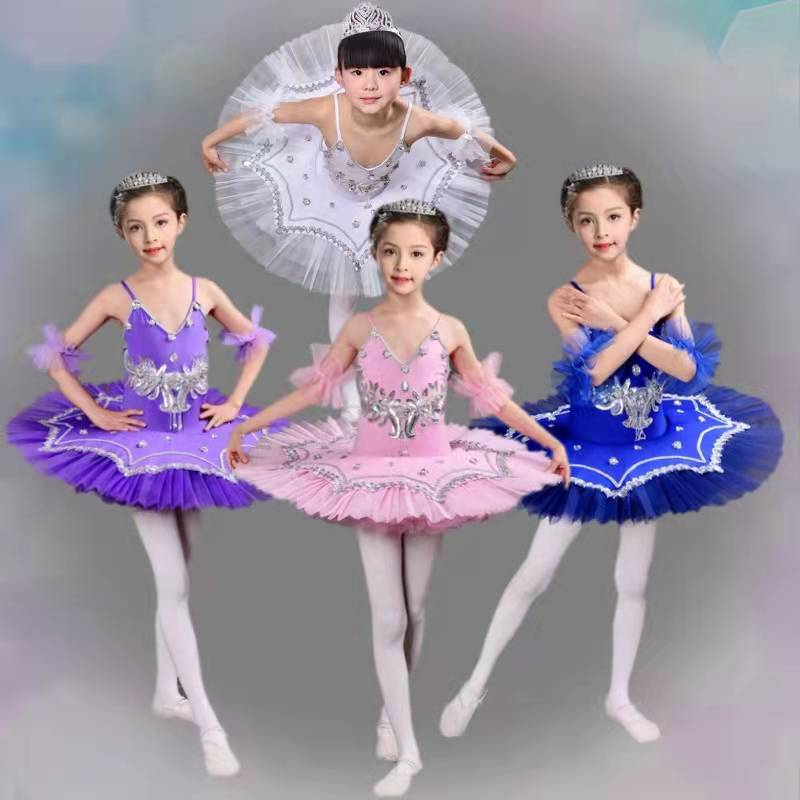Ballet Tutu Girls 4 Colors Platter Pancake Tutu Ba... – Grandado
