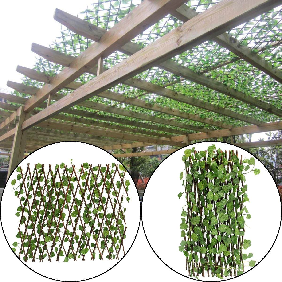 70Cm Kunstmatige Tuin Trellis Hek Uitbreidbaar Fau... – Grandado