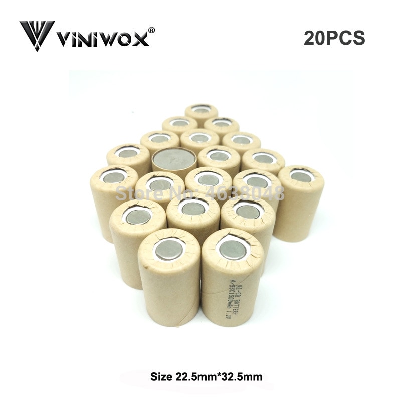 1.2V 1500mAh 4/5SC Rechargeable Ni-CD Batteries Ce... – Vicedeal