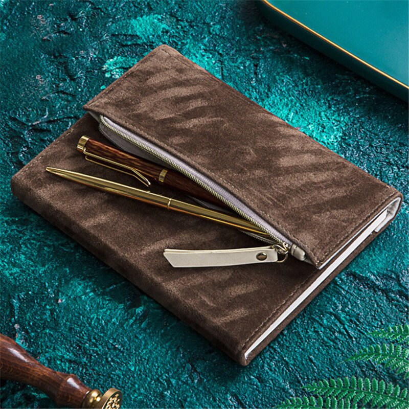 Muji Simple Leather Diary B6 Mini Kawaii Notebook ... – Grandado