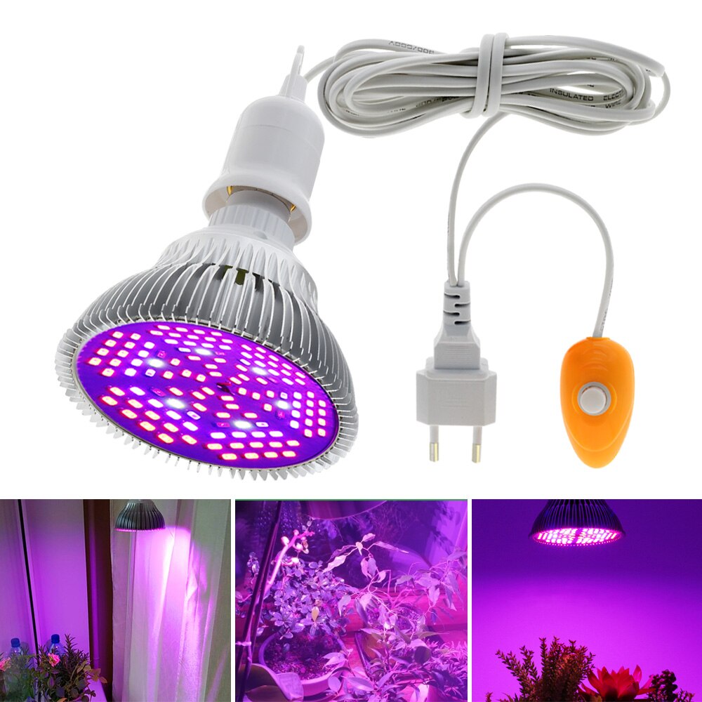 E27 Led Kweeklampen Voor Kamerplanten Volledige Sp... – Vicedeal