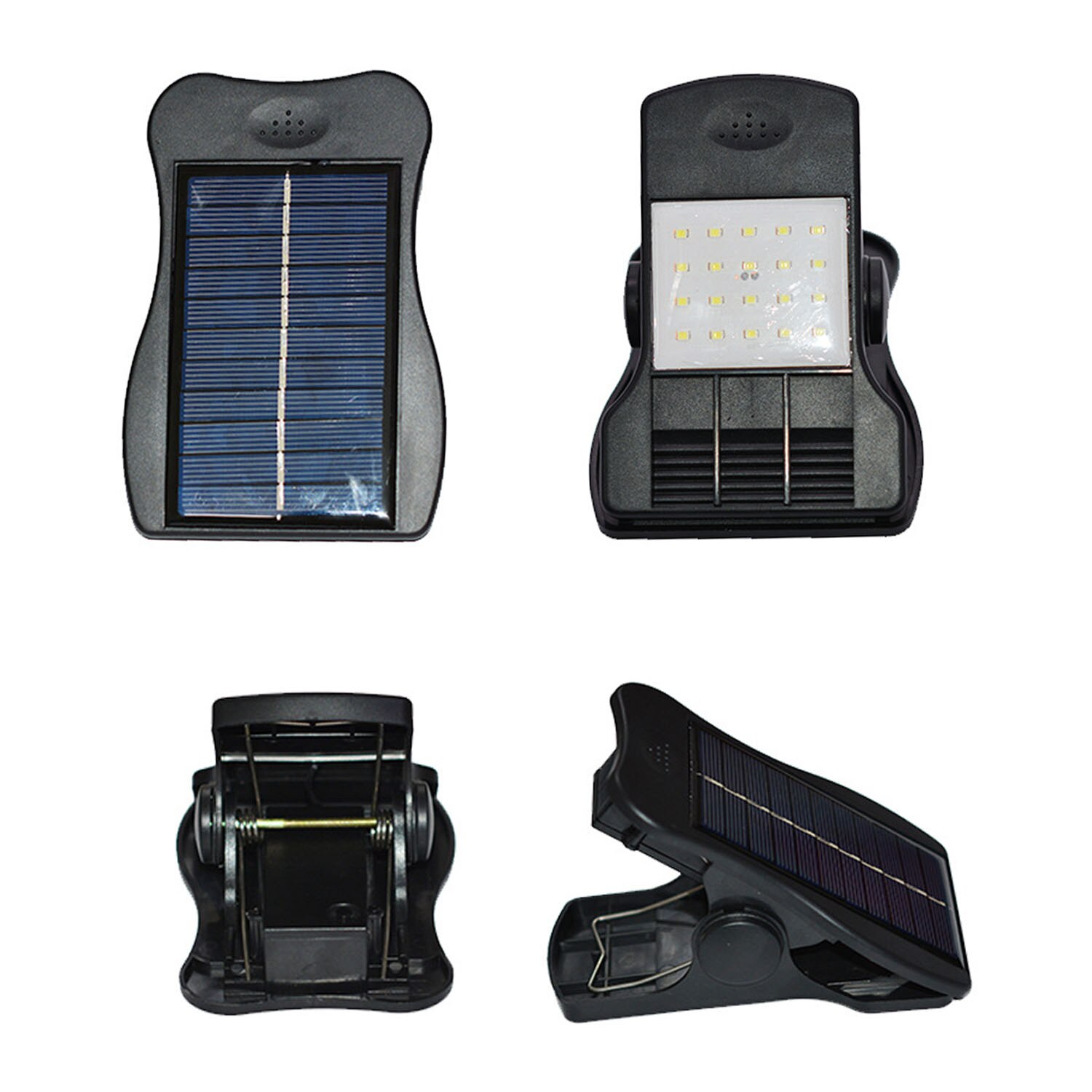 20-LED Solar Powered Clip Style Wall Lights Lamps ... – Grandado