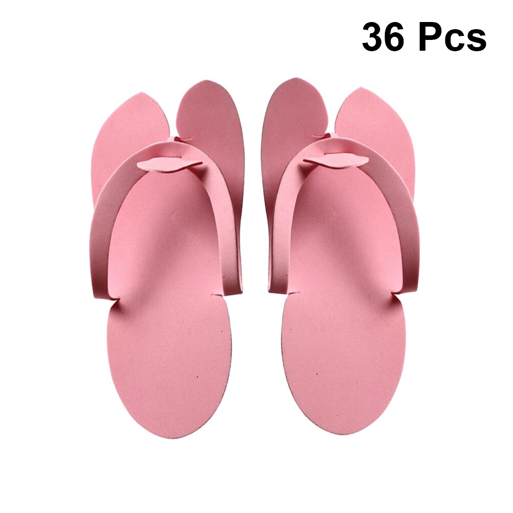 36 Pairs Disposable Slippers Spa Pedicure Sandals ... – Grandado