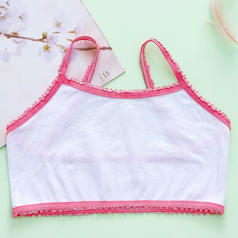 3Pcs Girls Bra Underwear Vest Small Sling Developm... – Grandado