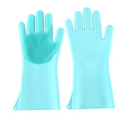 A Pair Magic Silicone Scrubber Rubber Cleaning Glo... – Grandado