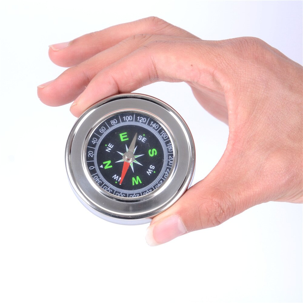 HSEAYM 60mm Metal Stainless Steel Compass Outdoor ... – Grandado