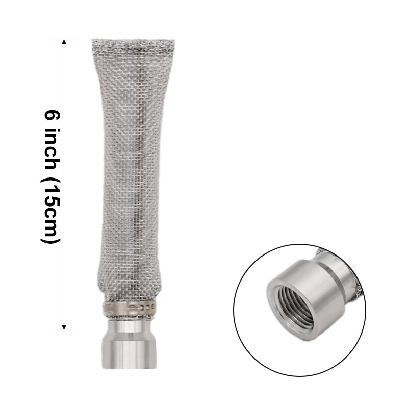 1/2 "Fpt Fitting 6"(15Cm) bazooka Screen Rvs Voor ... – Vicedeal