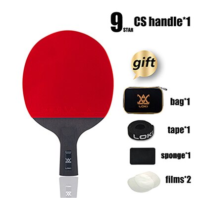 LOKI 9 Star Table Tennis Racket Carbon Blade PingP... – Grandado