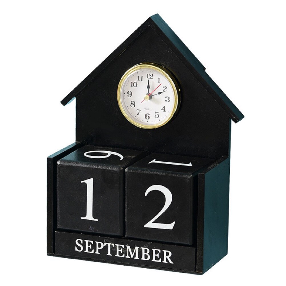 6.1X3.9X2.9 Inches Houten Bureau Blokken Kalender-... – Vicedeal