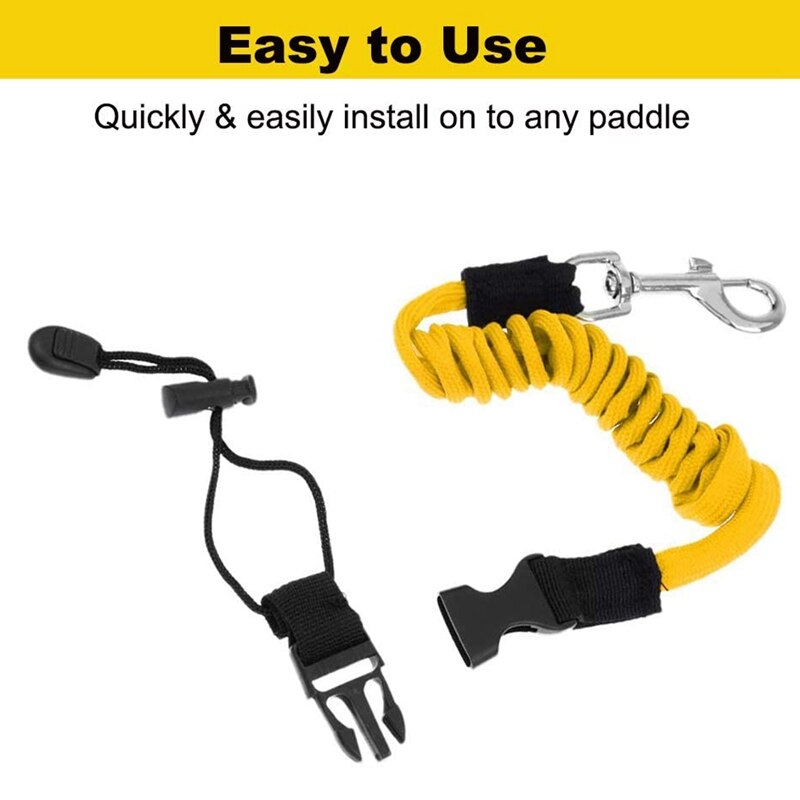 Outdoor Boat Elastic Kayak Canoe Paddle Leash Safe... – Grandado