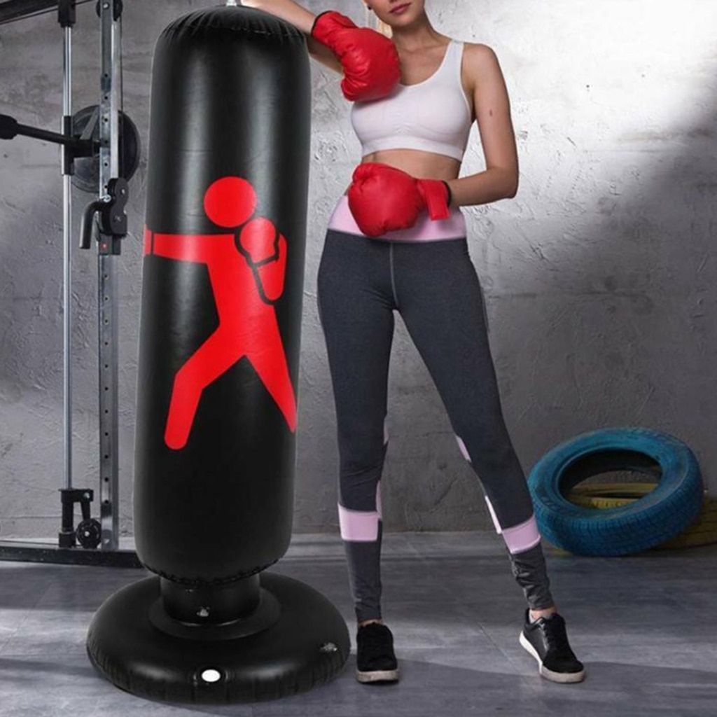 Inflatable Boxing Punching Bag Adults Children Fre... – Vicedeal