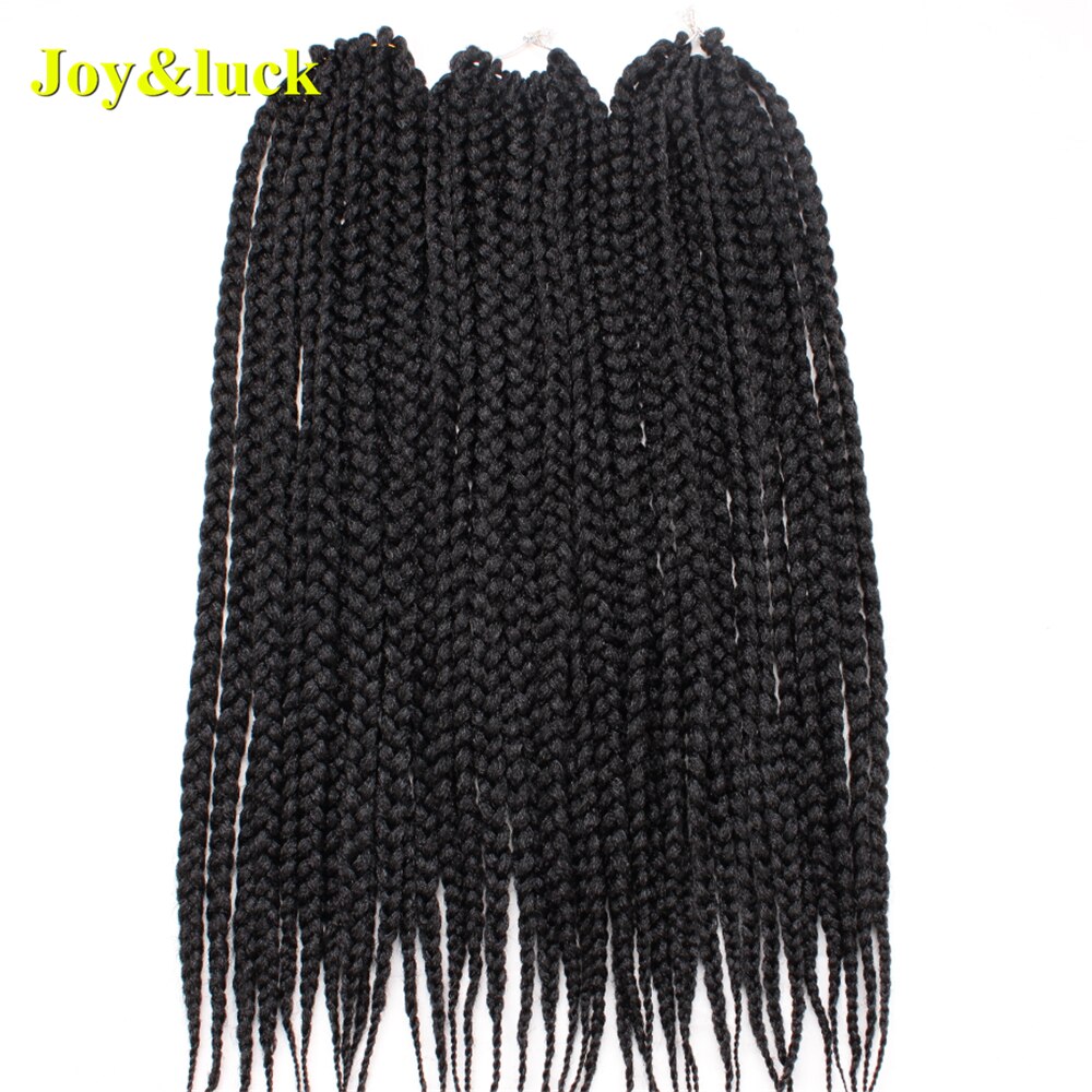 Joy&luck 12inch Box Braids Black Color Synthetic B... – Vicedeal