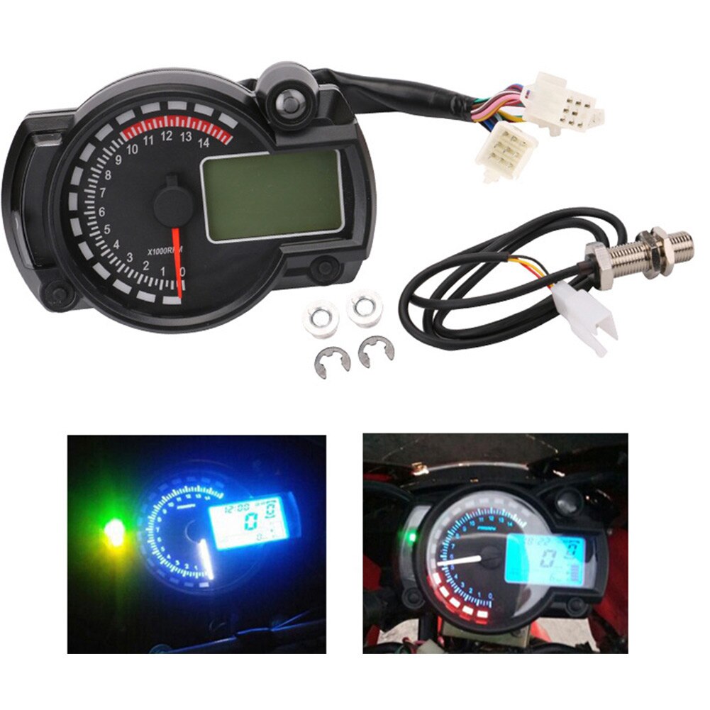 Odometer Speedometer Gauge LCD Digital Motorcycle ... – Vicedeal