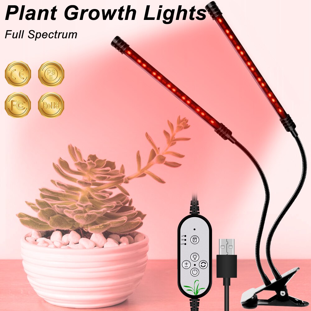 USB 12V Grow LED Full Spectrum LED Plantengroei La... – Vicedeal