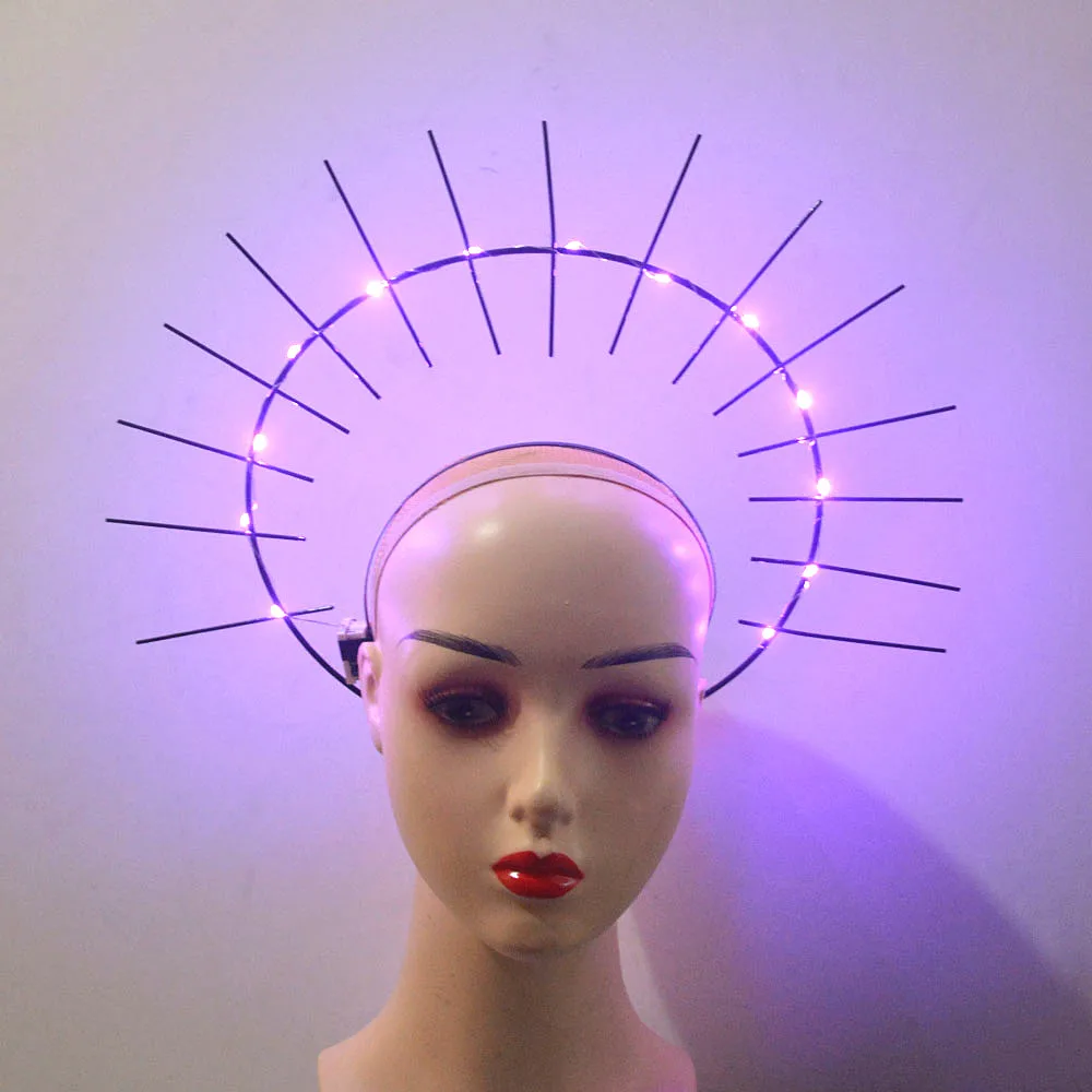 LED Blinking Light Up Angel Headband Halo Crown Qu... – Vicedeal