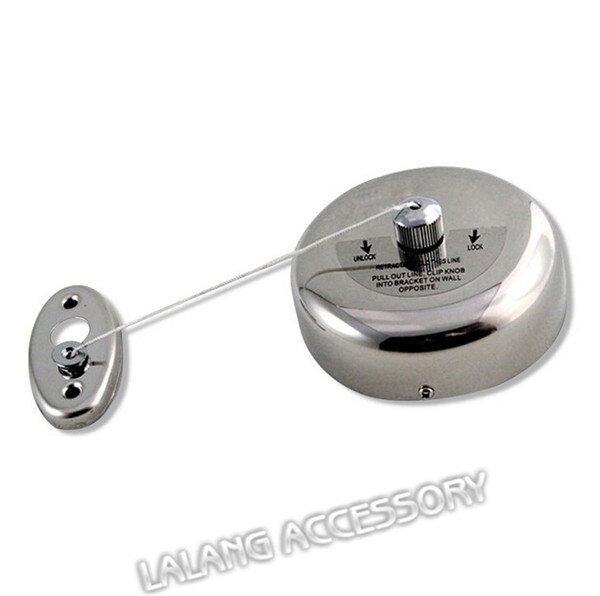 Extensible Clothesline Silver Clothes Line Househo... – Grandado