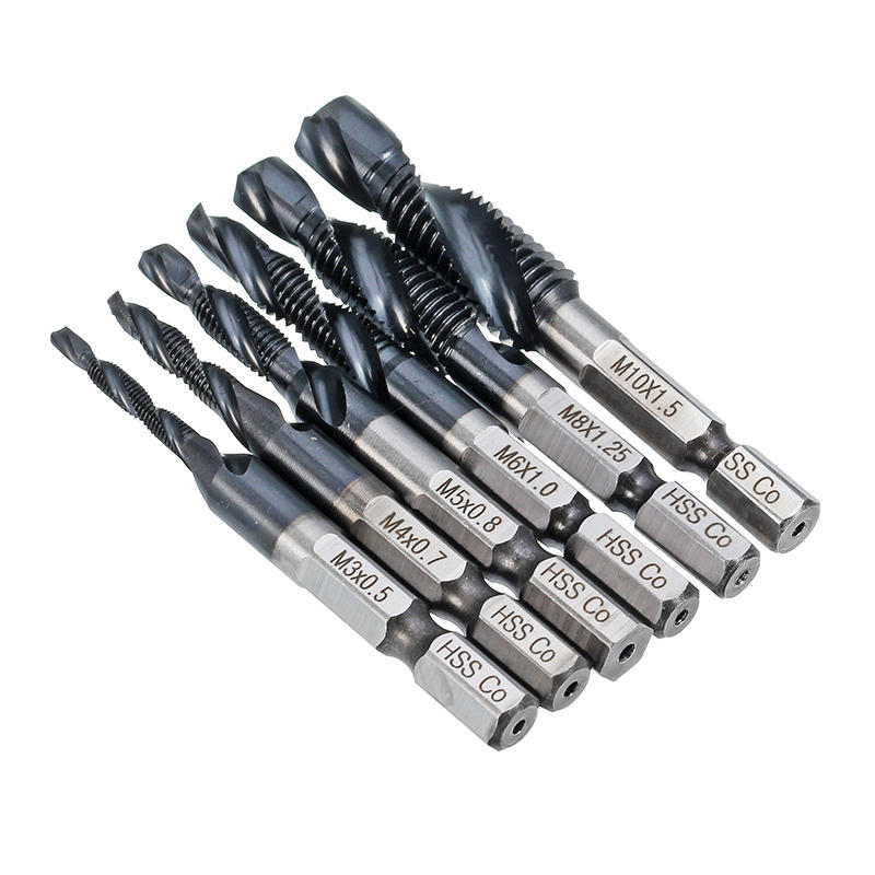 HRC89 Combination Drill Tap Bit Set TiAlN Coated D... – Grandado