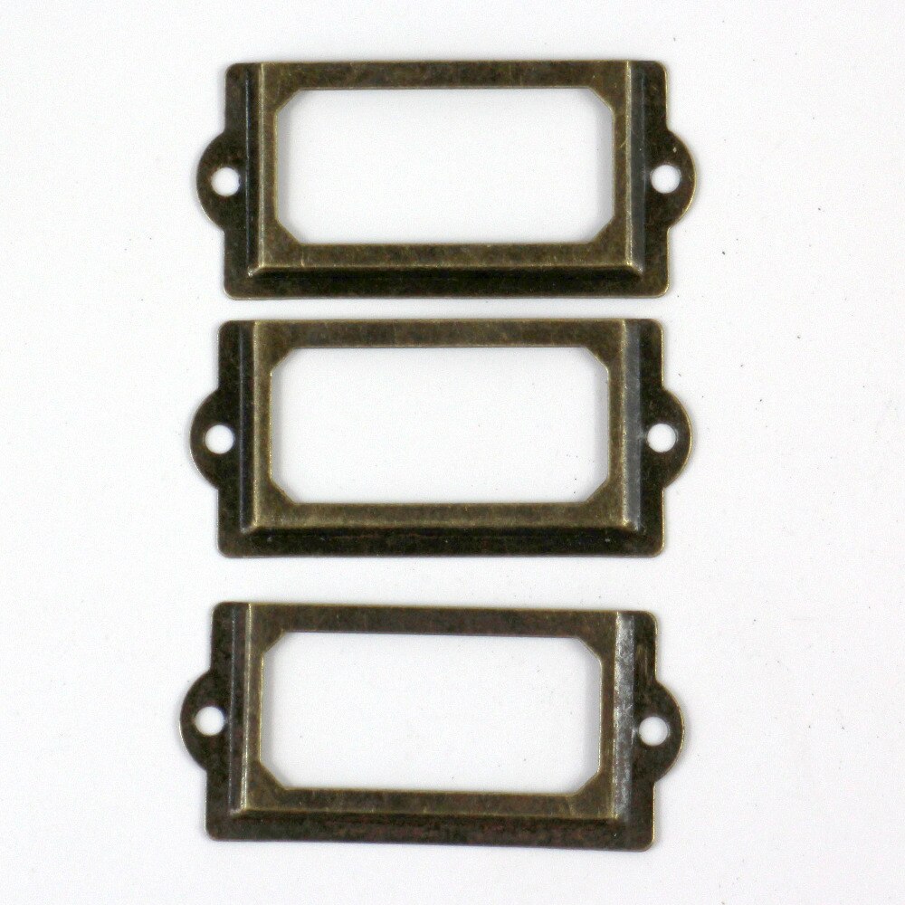 100Pcs 70x33mm antique Bronze finish Iron Label Fr... – Vicedeal