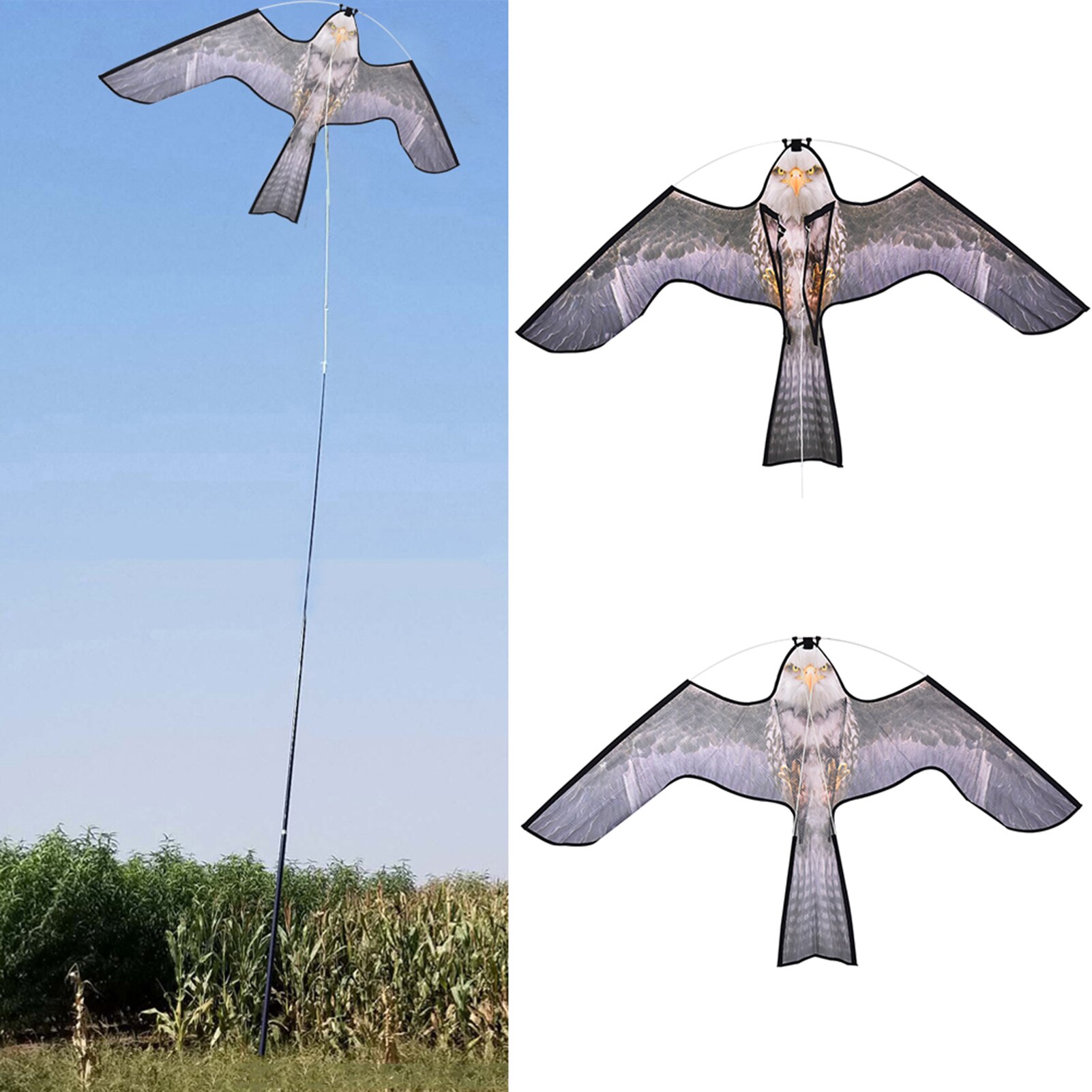 Emulation Flying Hawk Kite Drive Bird Repellent Ki... – Grandado