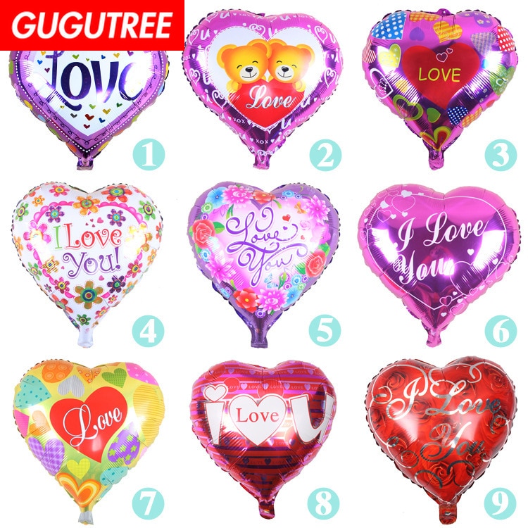 Decorate 18inch letter kiss me love heart foil bal... – Vicedeal