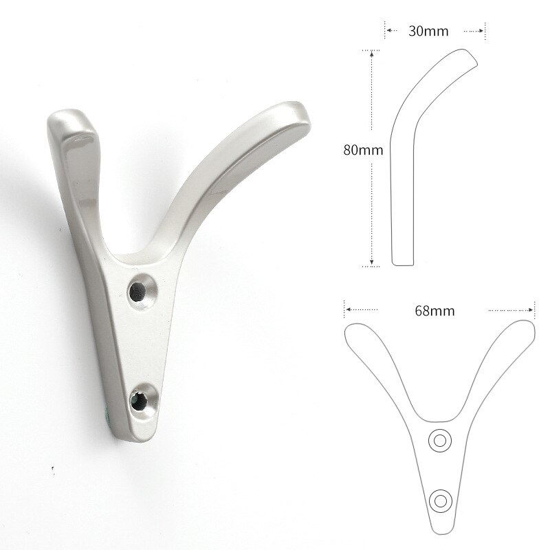 Coat hook gold simple single hook wall hook wardro... – Vicedeal