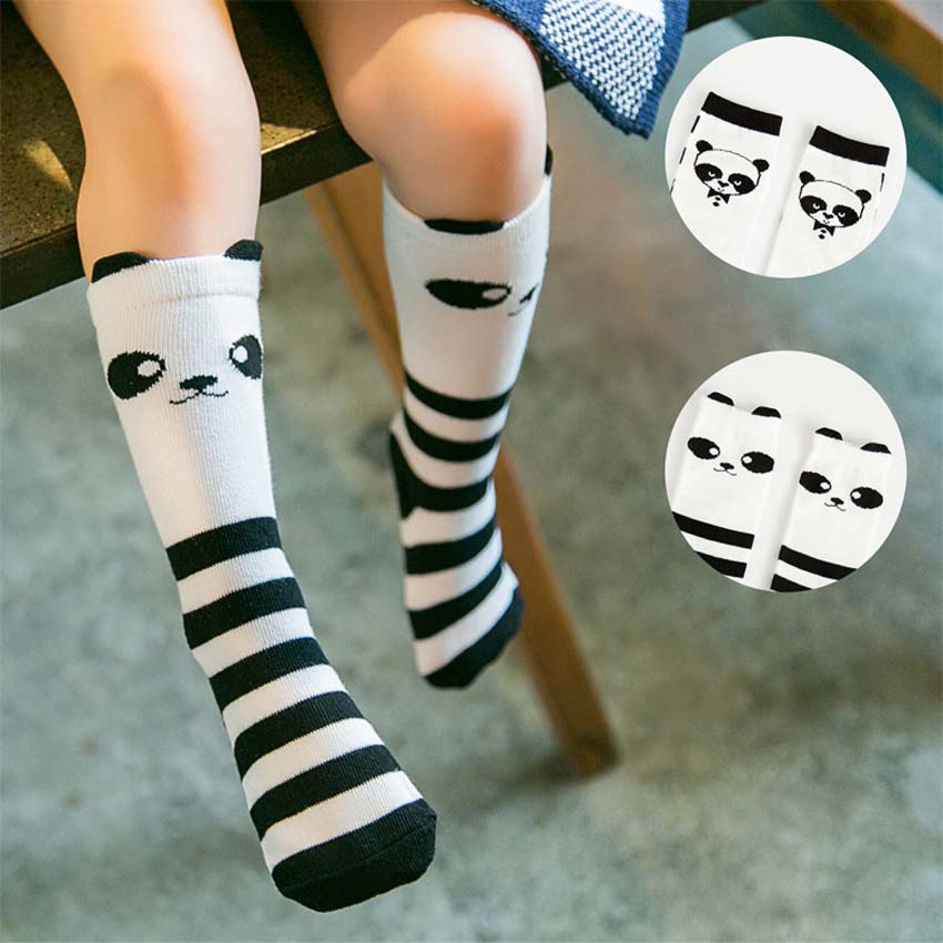 Girls Kids Boys Socks Long For Children Cute Cotto... – Grandado