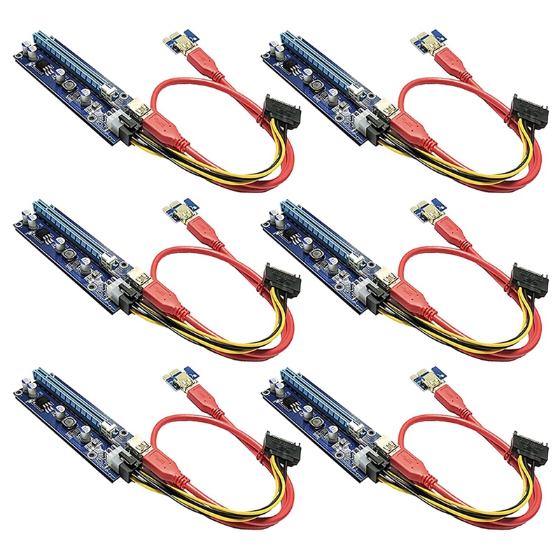 Pcie Dual Chip Pci-E 16X Om 1X Powered Riser Card ... – Vicedeal