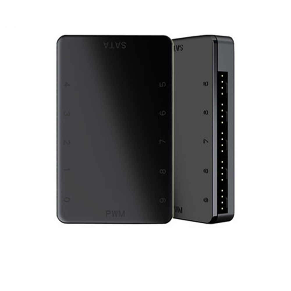 1 zu 10 4 Pin SATA PWM CPU Lüfter Hub mit Magnetis... – Vicedeal