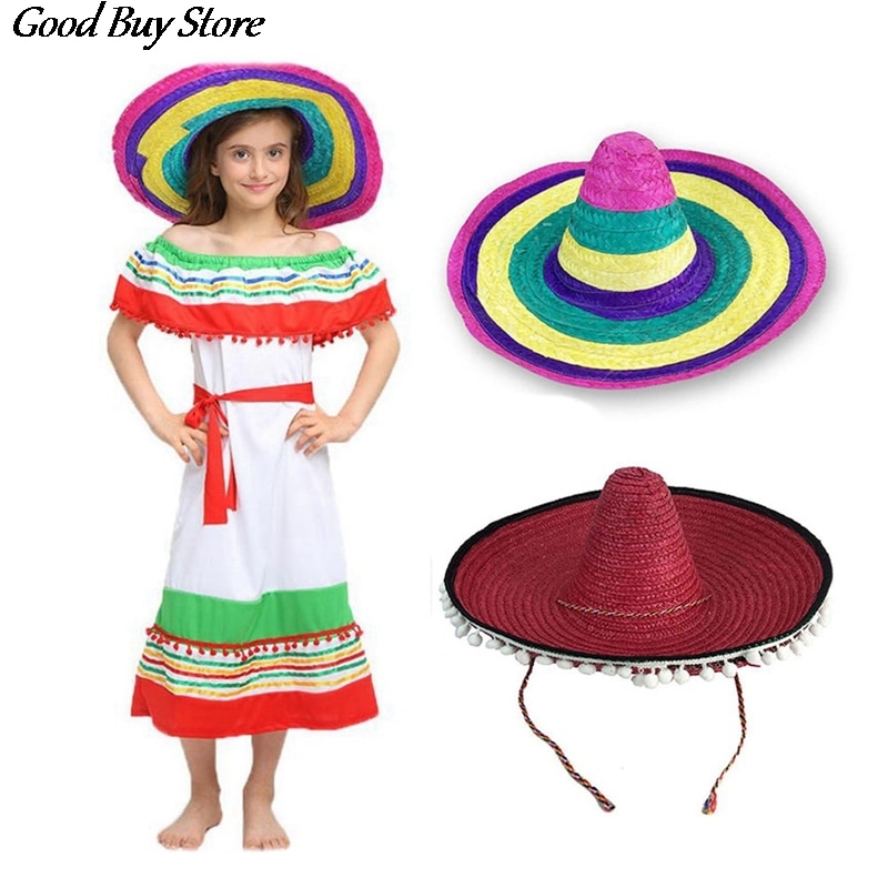 Carnival Sombrero Men Women Party Sun Hats Natural... – Grandado
