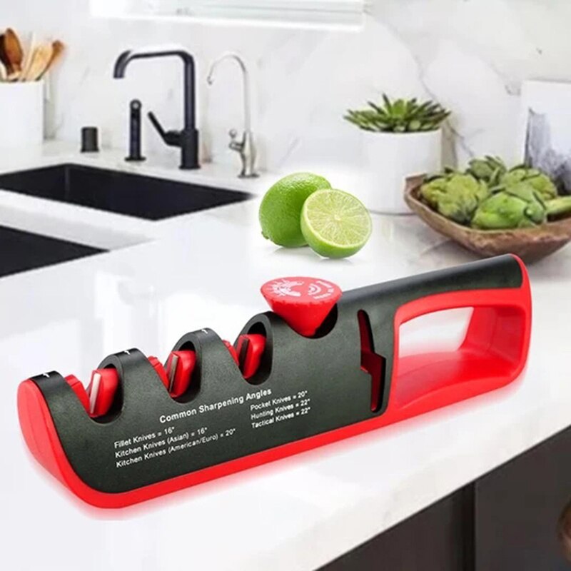 4 in 1 kitchen knife sharpener multifunction Sharp... – Vicedeal