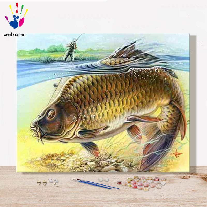 Diy paint by numbers pictures painting by numbers ... – Vicedeal