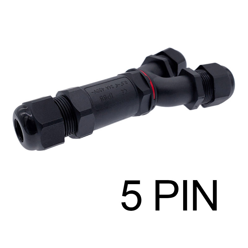 IP68 Elektrische Kabel Waterdichte Connector Y Tak... – Vicedeal