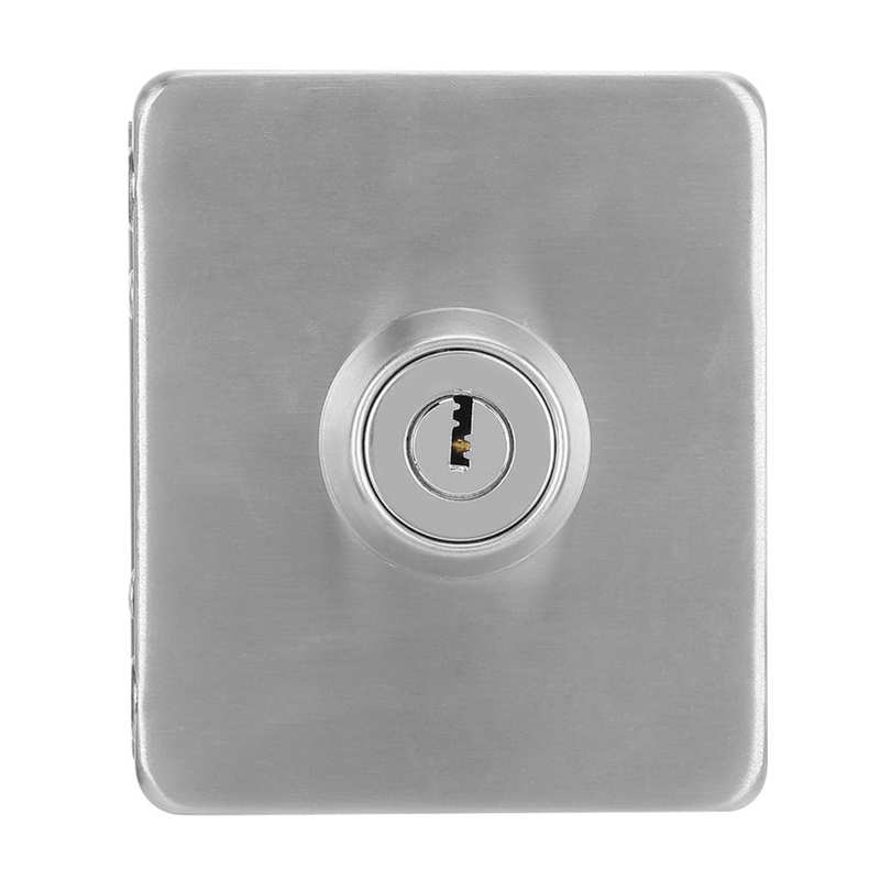 Square Single Glass Door Lock Latch Frameless Stai... – Grandado