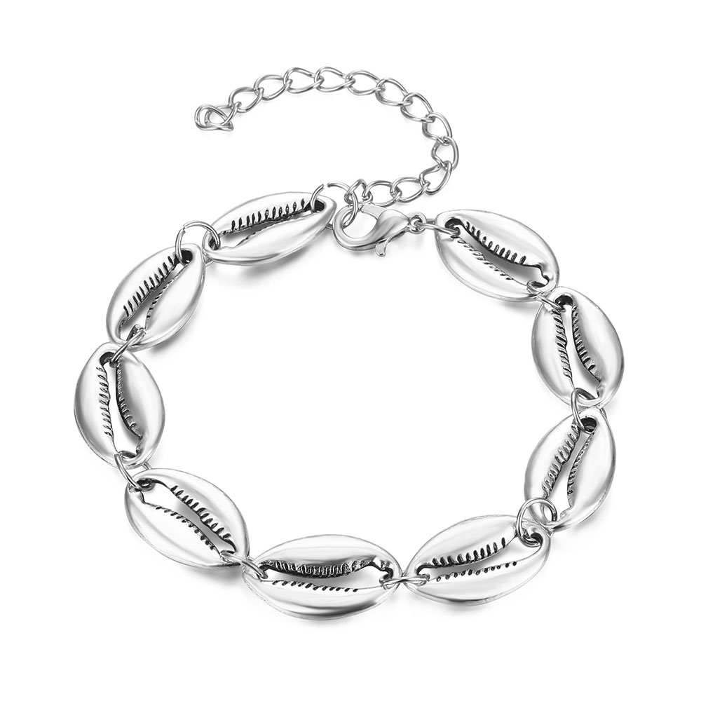 Bohemian Natuurlijke Schelp Schelp Enkelbanden Voo... – Vicedeal