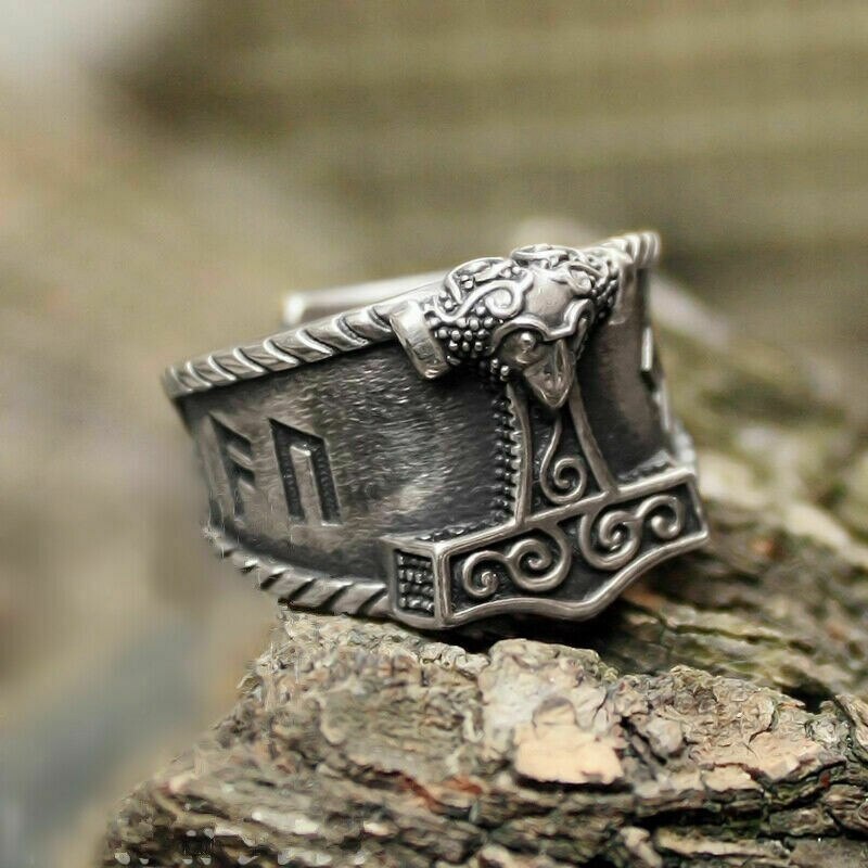 Viking 316L Stainless Steel Ring Celtic Knot Rune ... – Vicedeal