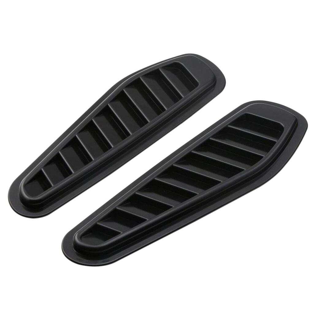 2X ABS Black Air Air Flow Admission Hood Scoop Ven... – Grandado