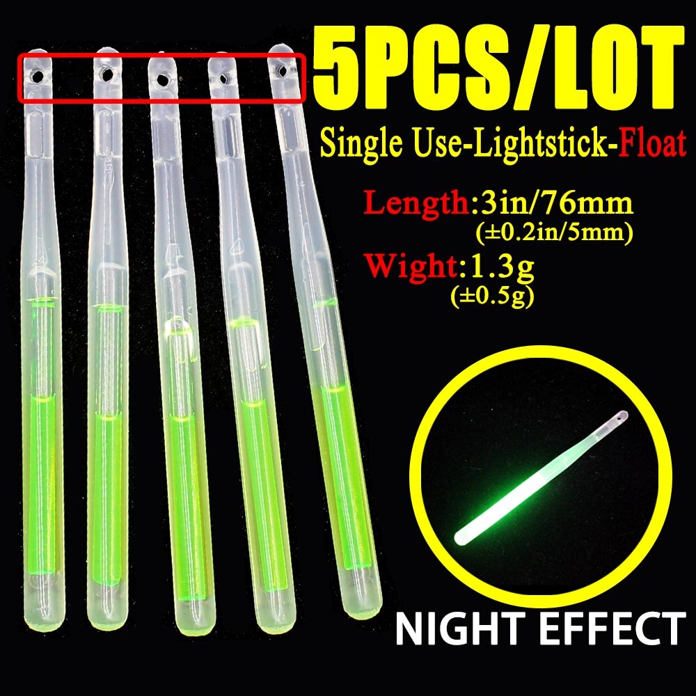 5-10Pcs 4.5*37mm Fishing Float Fluorescent Lightst... – Grandado