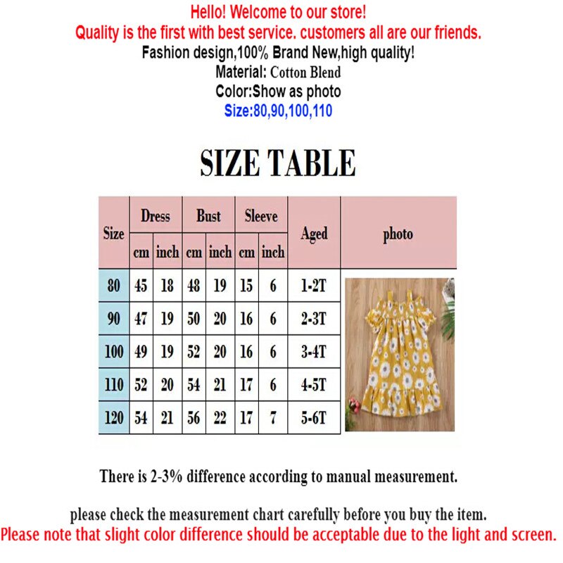 1-6Y Toddler Kids Baby Girl Dress Summer Ruffle Fl... – Vicedeal