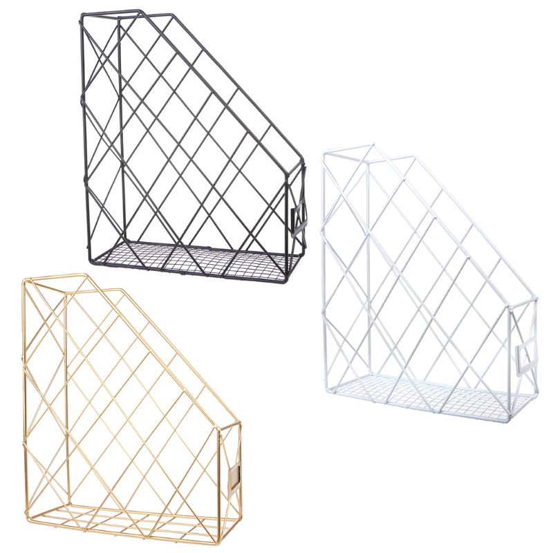 Modern Desktop Book Storage Rack Iron Bookshelf Or... – Vicedeal