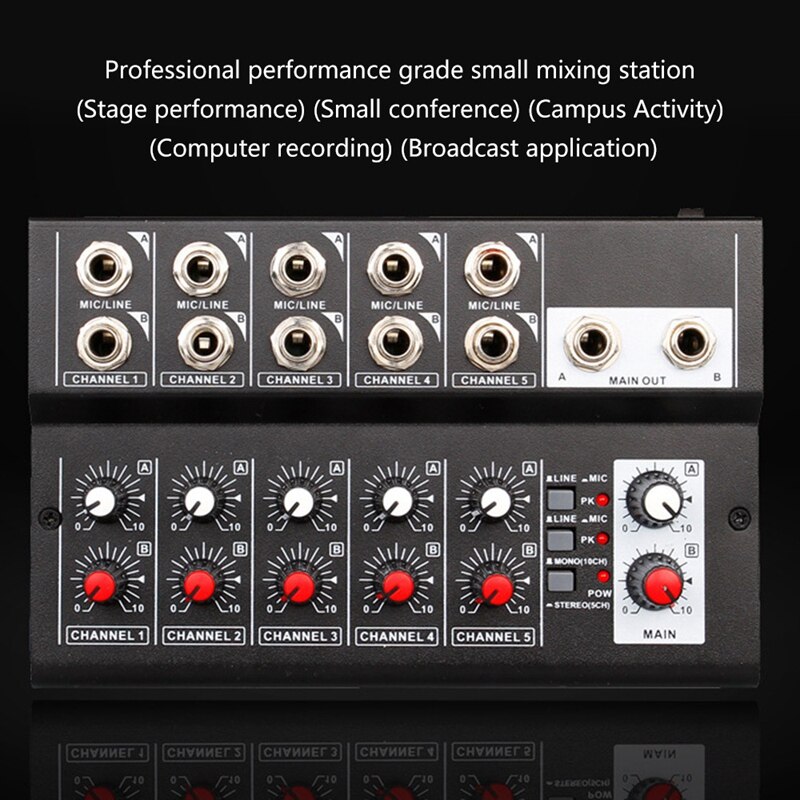 -10 Channel DJ Mixing Console Effector Live Record... – Vicedeal