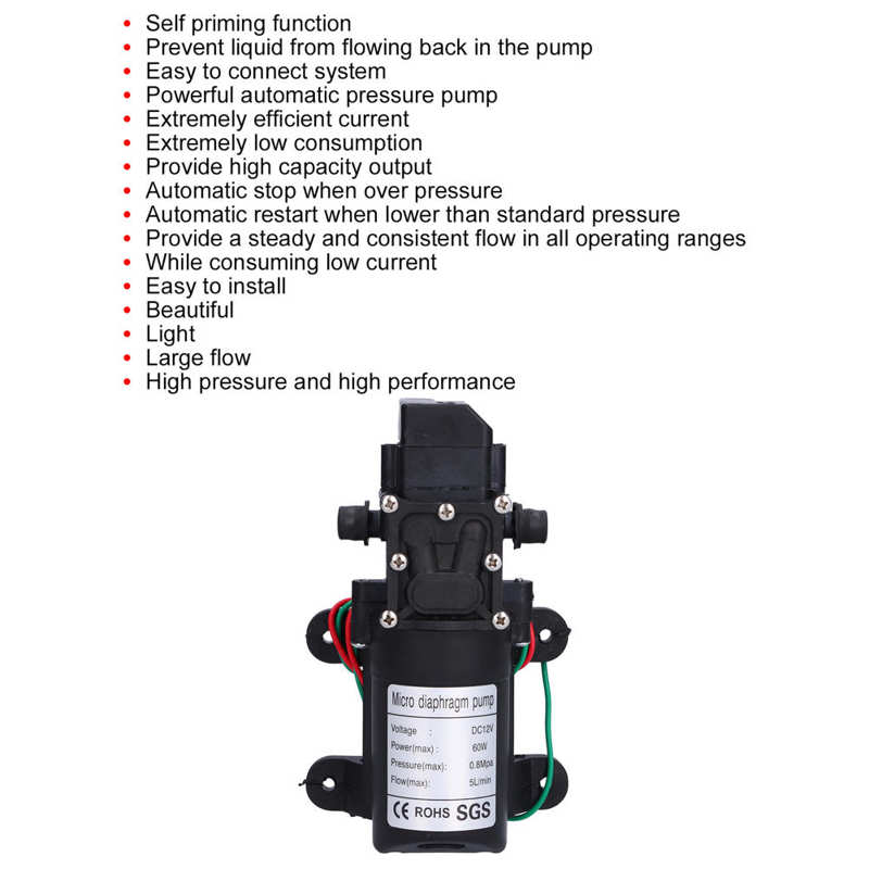 Booster Sprayer Pump Easy To Connect Water Pressur... – Grandado