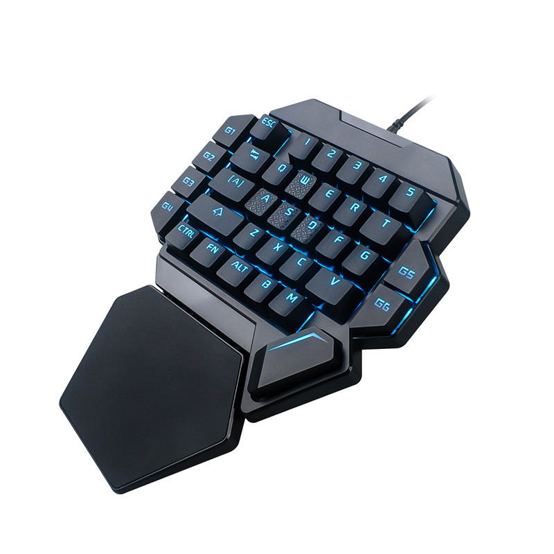 Left Hand Keyboard Single Hand Wired Ergonomic Key... – Vicedeal