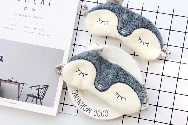 eyes care tool cartoon penguin Sleep Mask Natural ... – Vicedeal