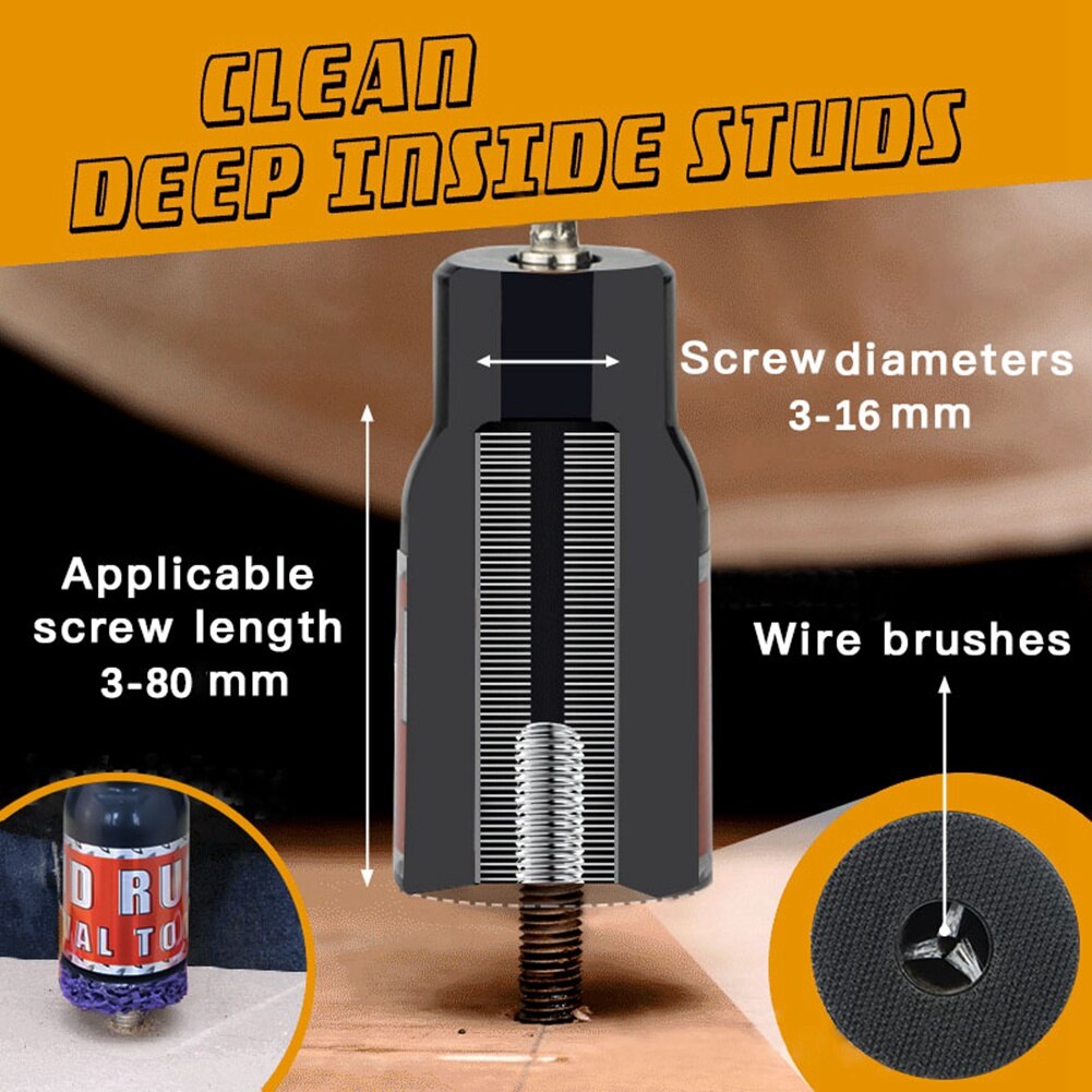 Stud Rust Removal Tool Fits 1/2 Inch Impact Wrench... – Grandado