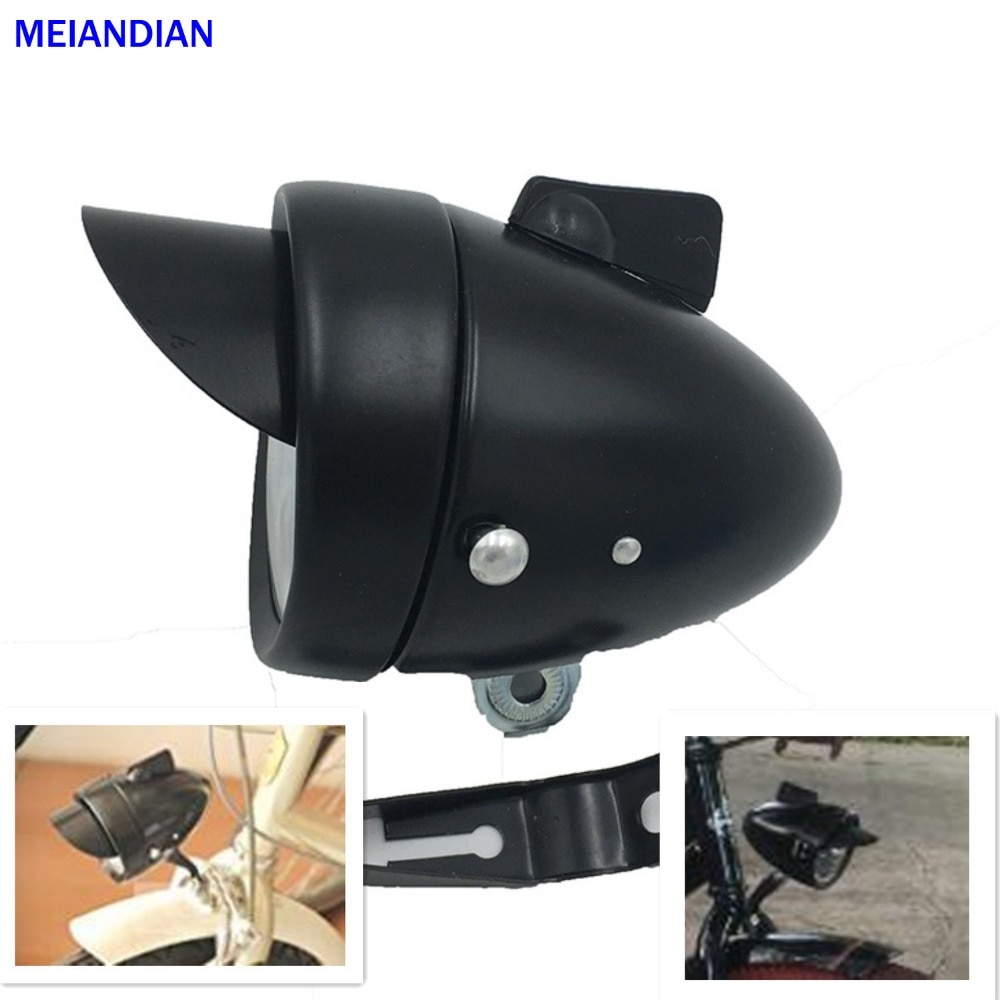 Retro Fiets Front Light Koplamp LED Vintage Zaklam... – Grandado