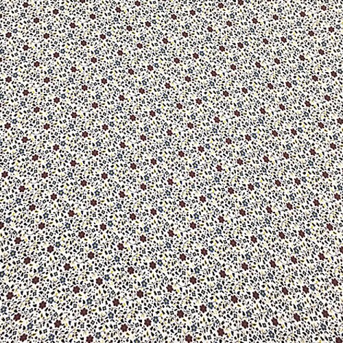 Small calico print on white background silk Jianho... – Grandado