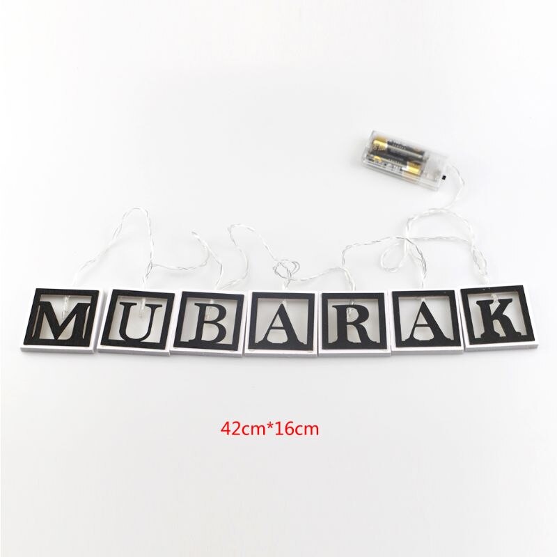 LED String Light Mubarak Decoration Ramadan Lamp H... – Grandado