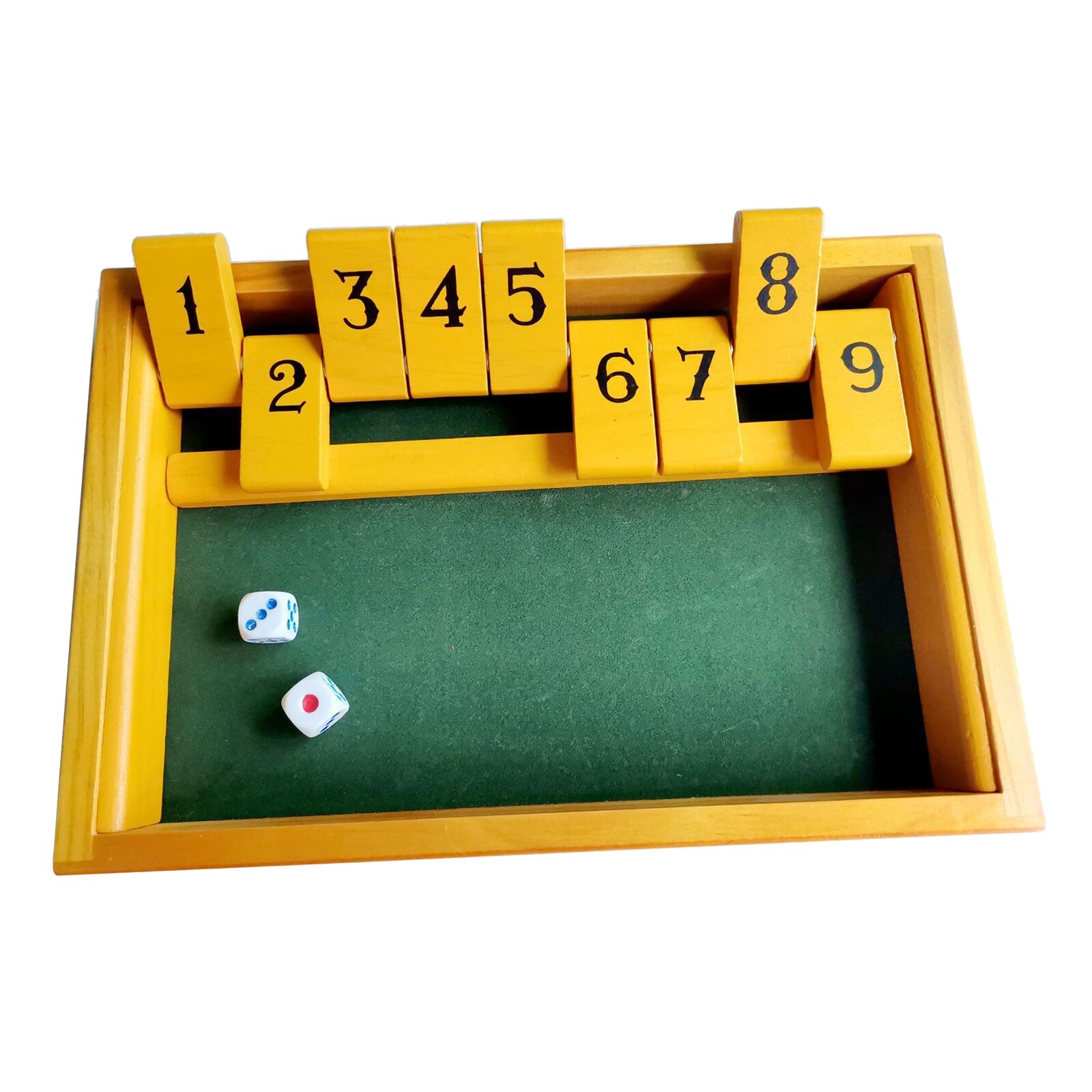 2-4 Player 9 Numbers Shut the Box Premium Puzzle B... – Vicedeal